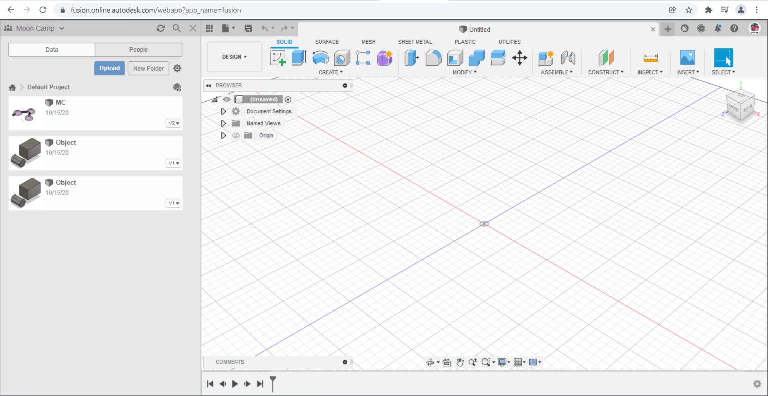 Introduction to Fusion 360 – Moon Camp Challenge